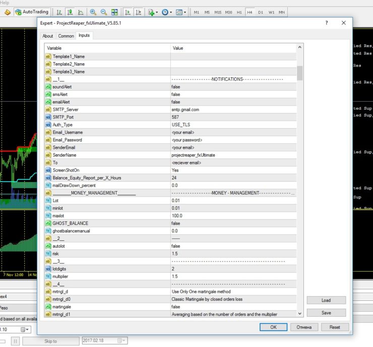 forex robot mail alerts settings | PRT Quant Traders